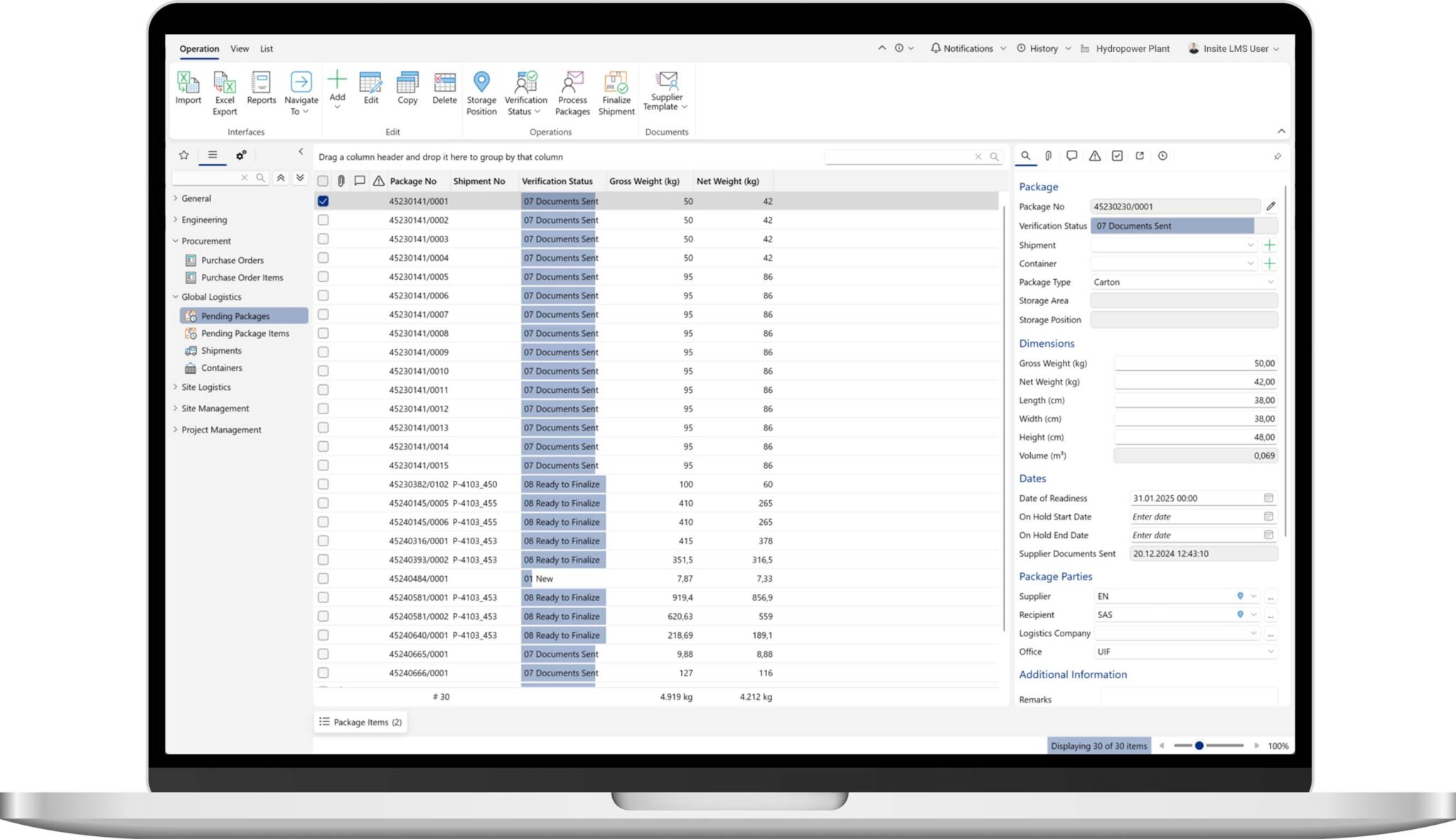 Supply Chain Management - Insite LMS