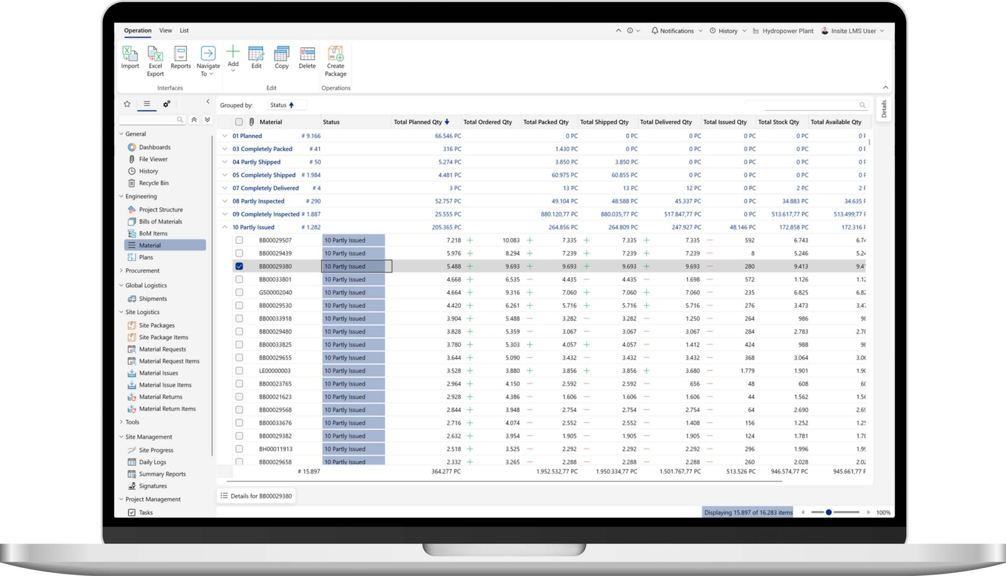 Site Logistics - Insite LMS
